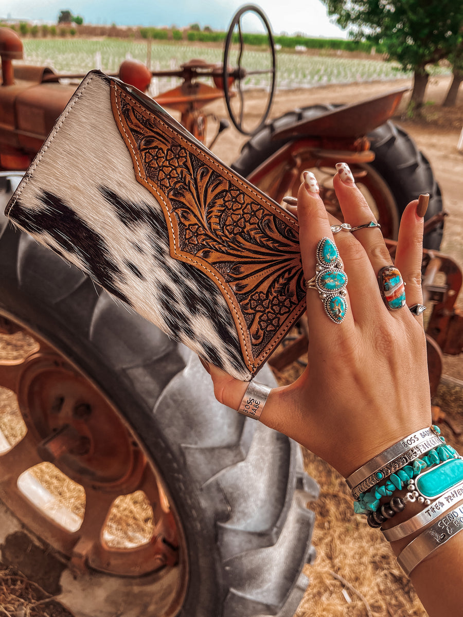 Dusty Anna Tooled Wallet – Haute Southern Hyde